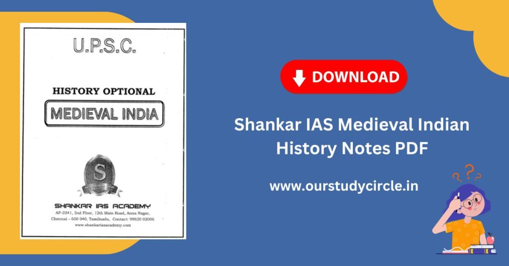 Shankar IAS Medieval Indian History Notes PDF Download | UPSC IAS